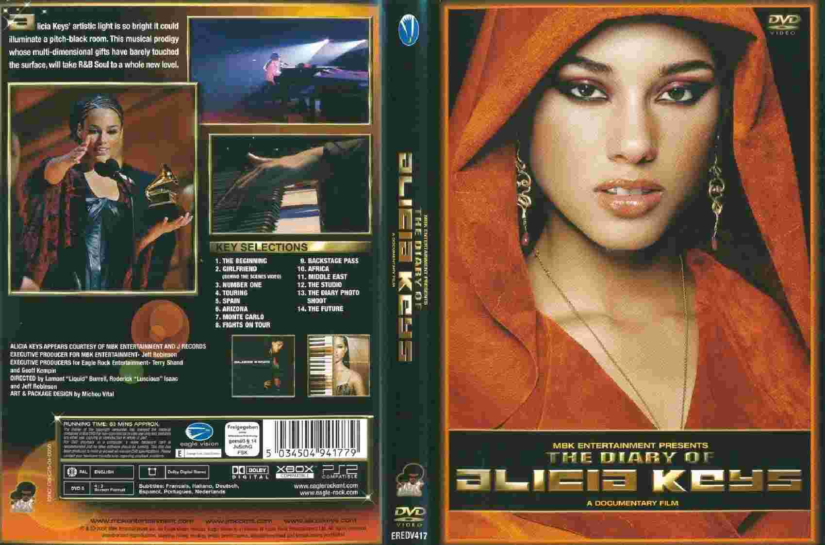 Alicia Keys The Diary Of Alicia Keys : Front | DVD Covers | Cover ...